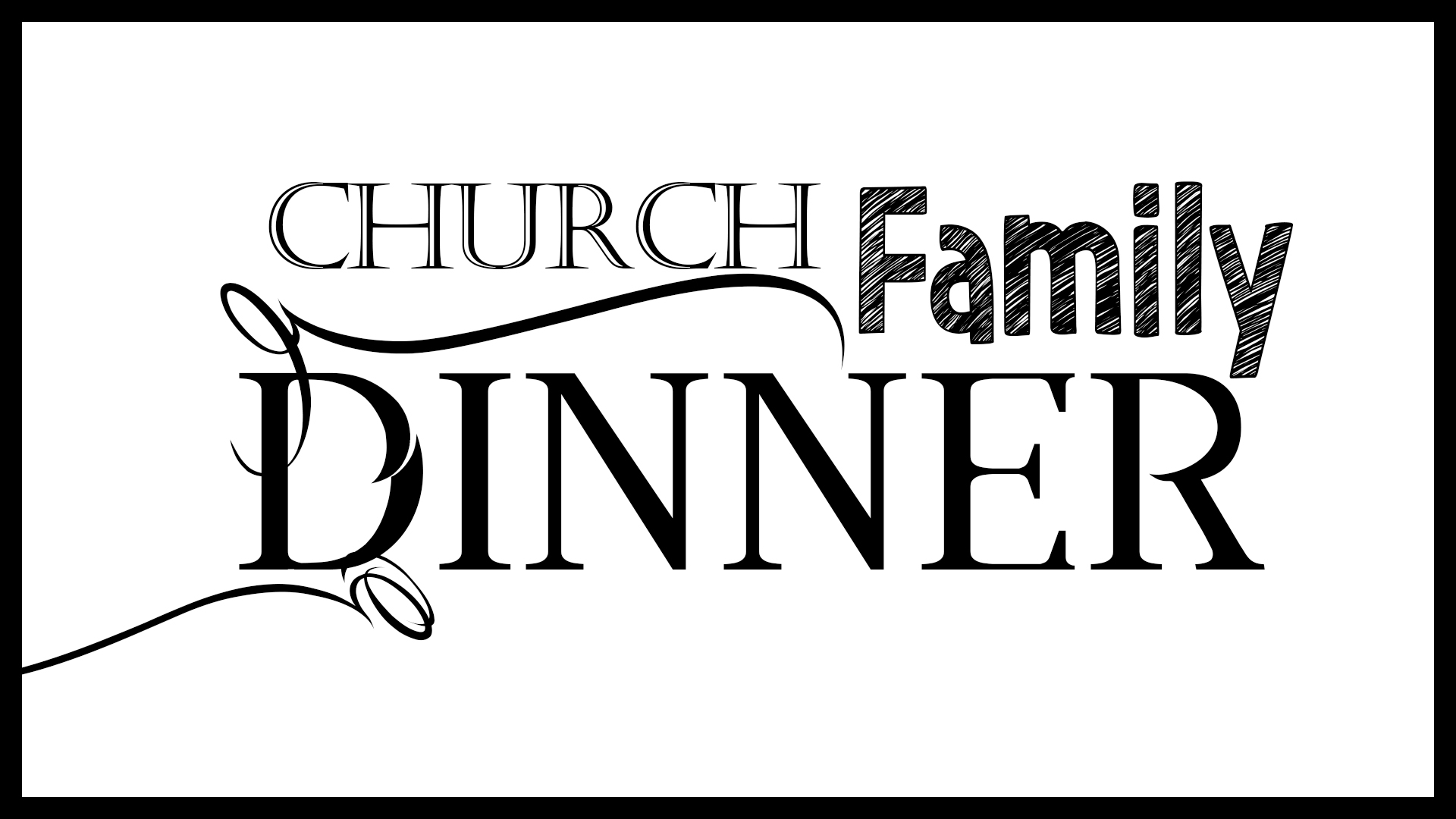 Church Family Dinner